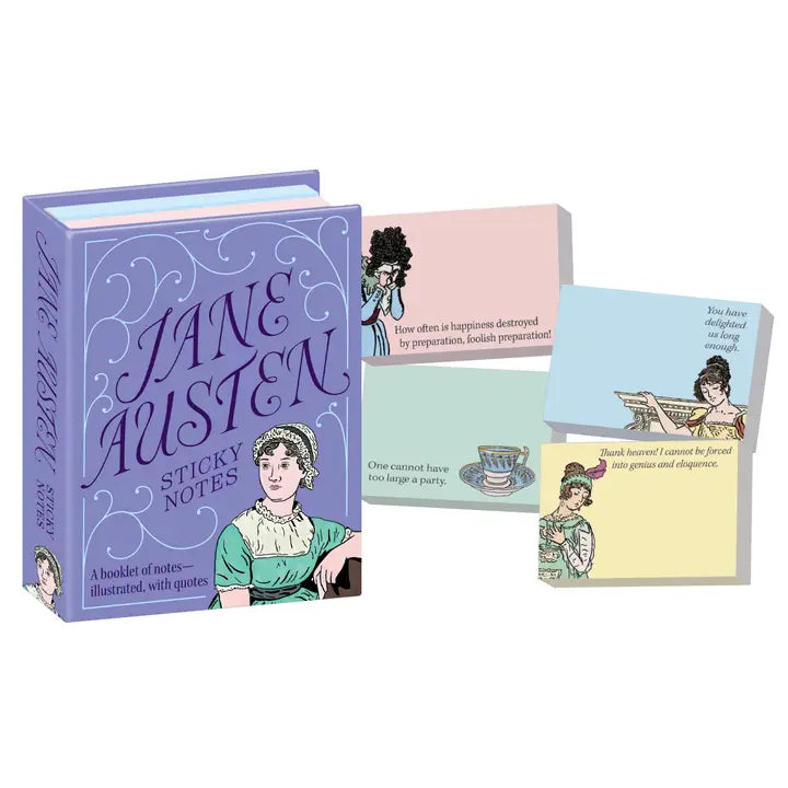 Jane Austen Sticky Notes – Queen's Pantry Teas