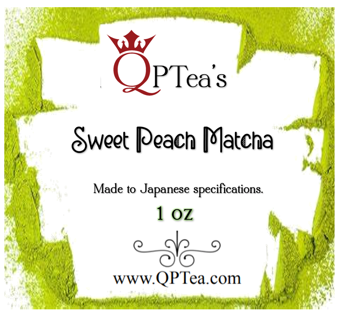 Sweet Peach Matcha – Queen's Pantry Teas